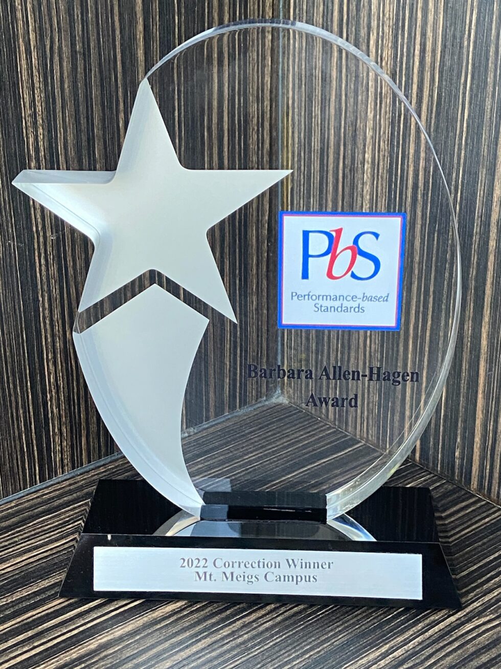 Performance-based Standards Award - Alabama Department of Youth Services